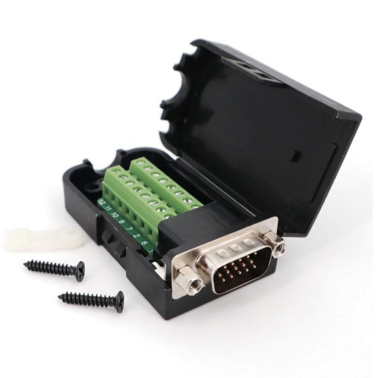 Ficha VGA Macho p/ Cabo – Terminais – MISTER PUZZLE